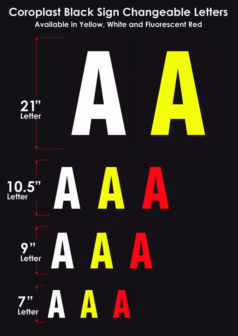 Changeable Letters - Canamex Promotions