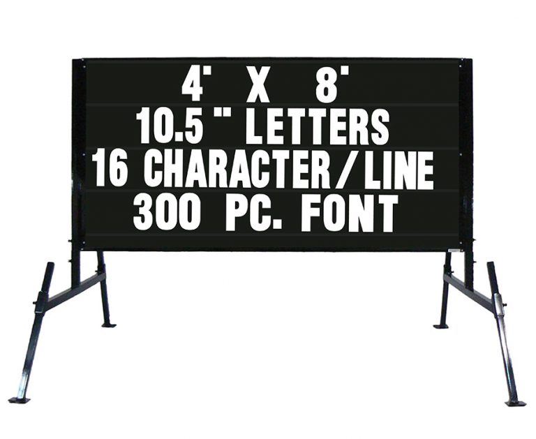 Black Portable Signs - Canamex Promotions