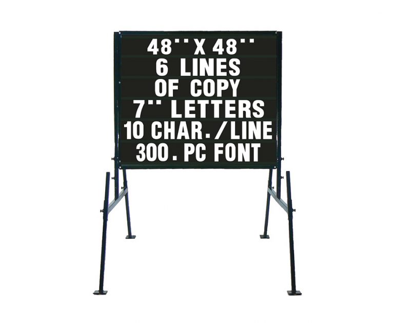 Black Portable Signs - Canamex Promotions