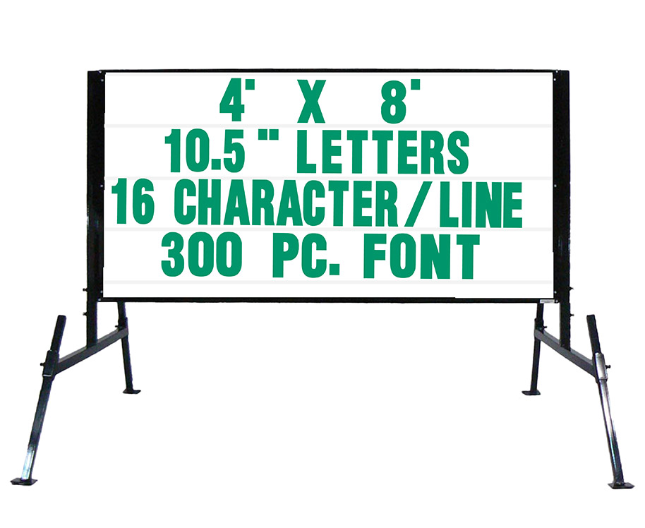 White Portable Signs - Canamex Promotions