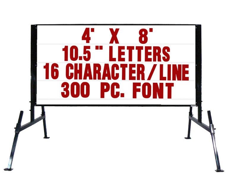 White Portable Signs - Canamex Promotions